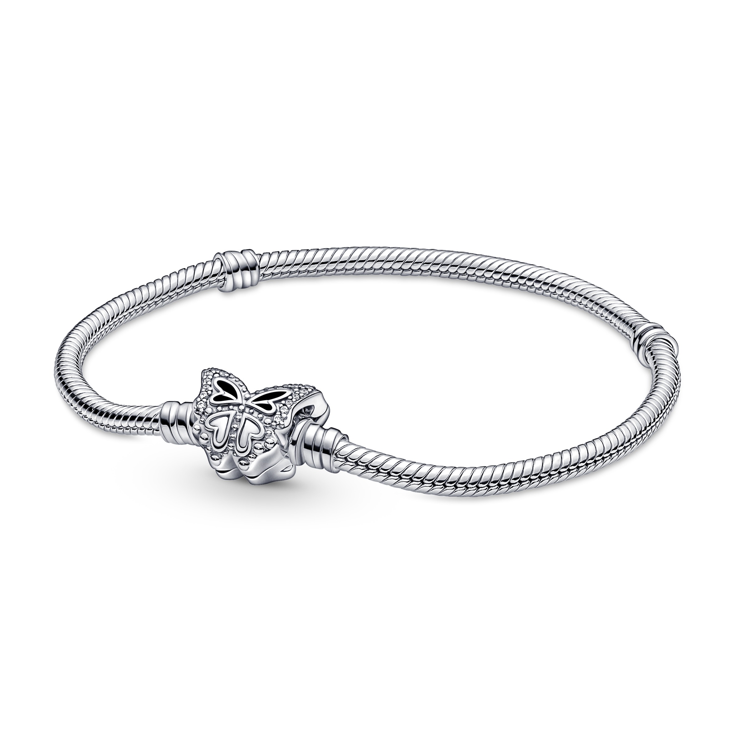 PANDORA Pulseira Moments com Fecho Borboleta 590782C01-17 | Marcolino Link
