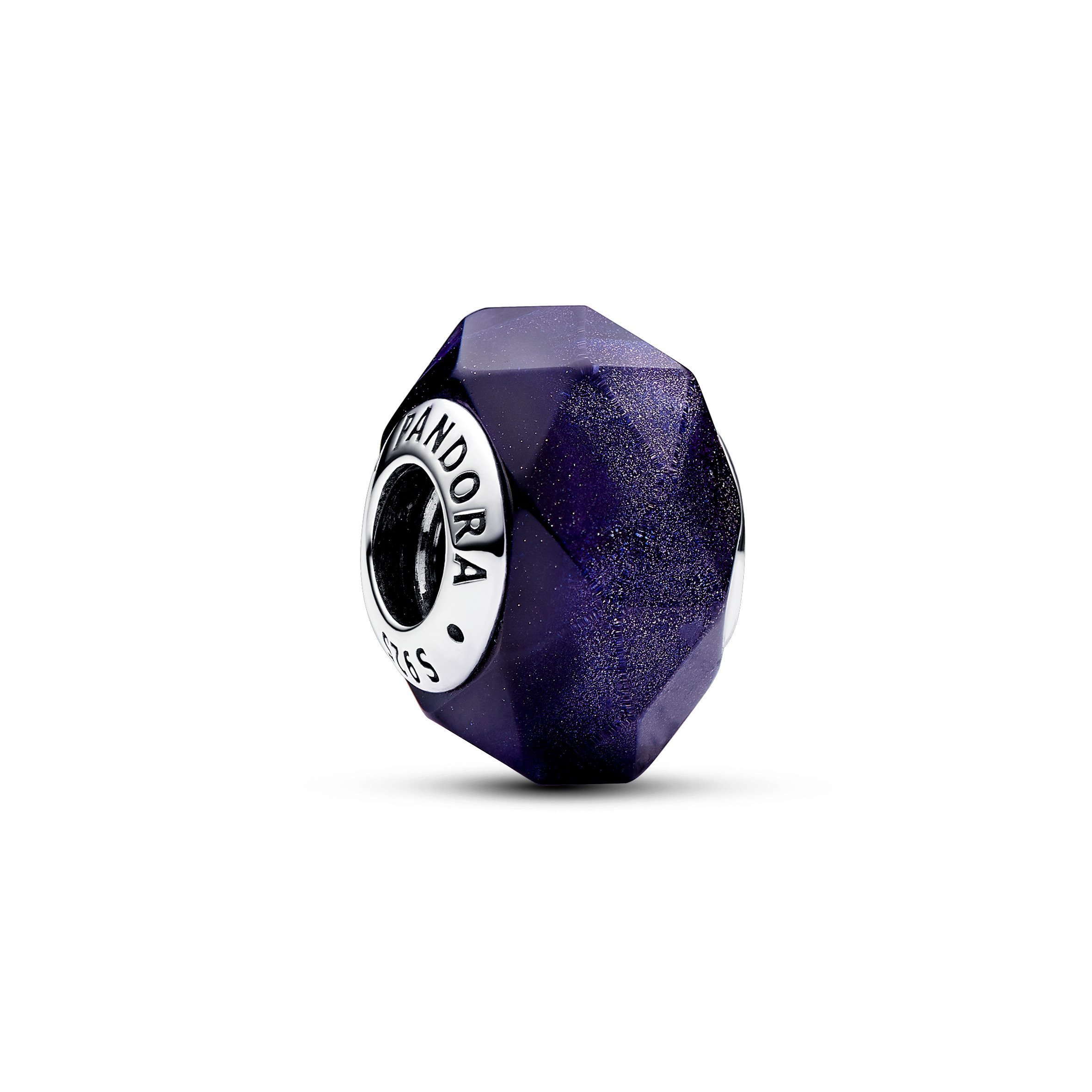 PANDORA Conta Vidro Murano Azul Facetado (Ref. 792984C00) | Marcolino Link