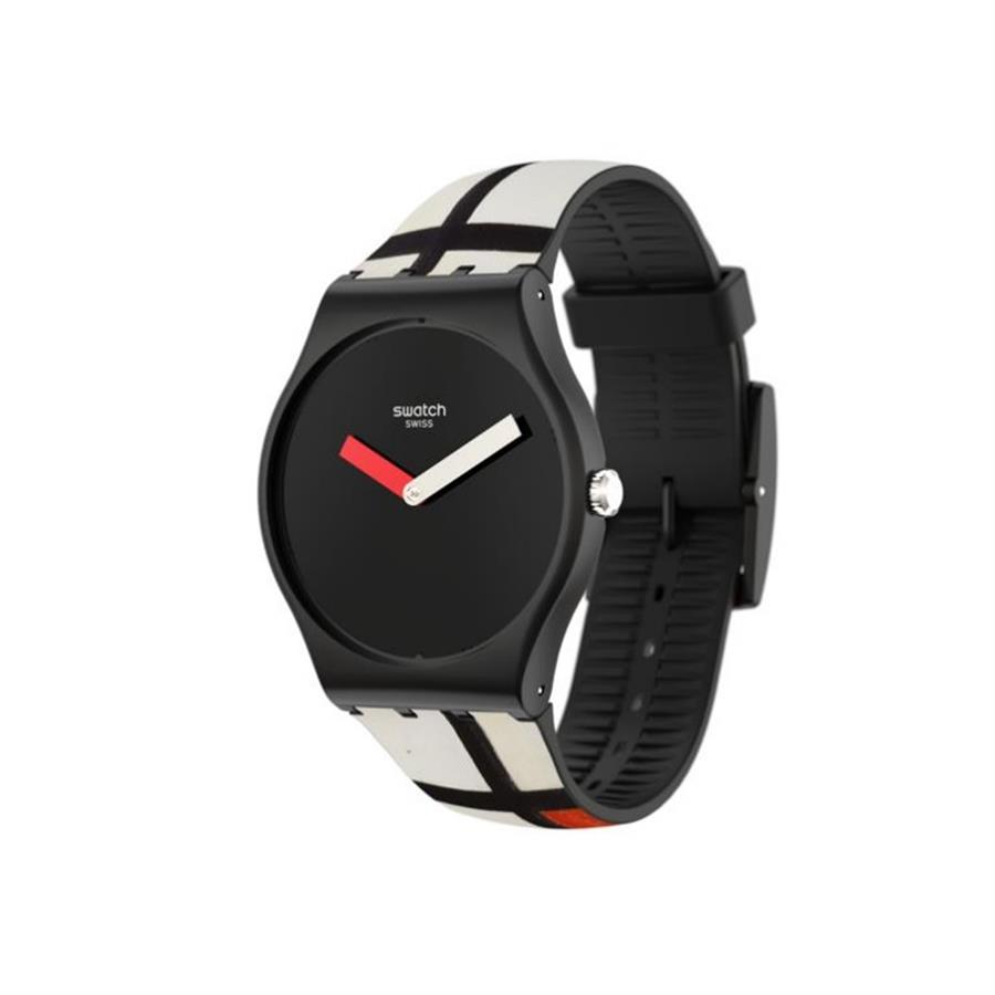 Swatch Red, blue and white, Piet Mondrian (Ref. SUOZ344) | Marcolino Link