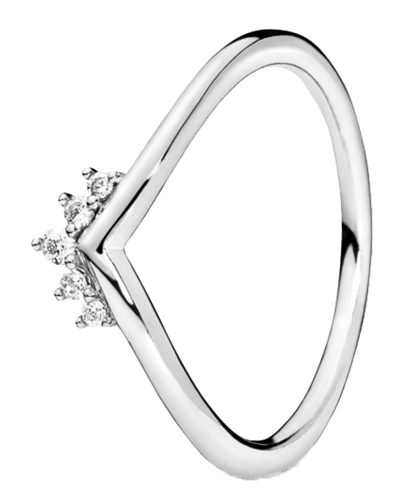 PANDORA Anel Tiara Wishbone (Ref. 198282CZ-52) | Marcolino Link